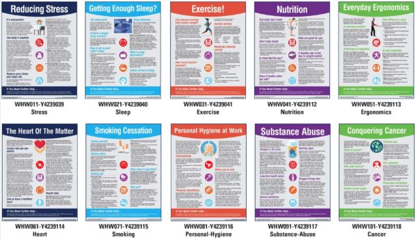 Health & Wellness Poster Pack – Smart Workplace