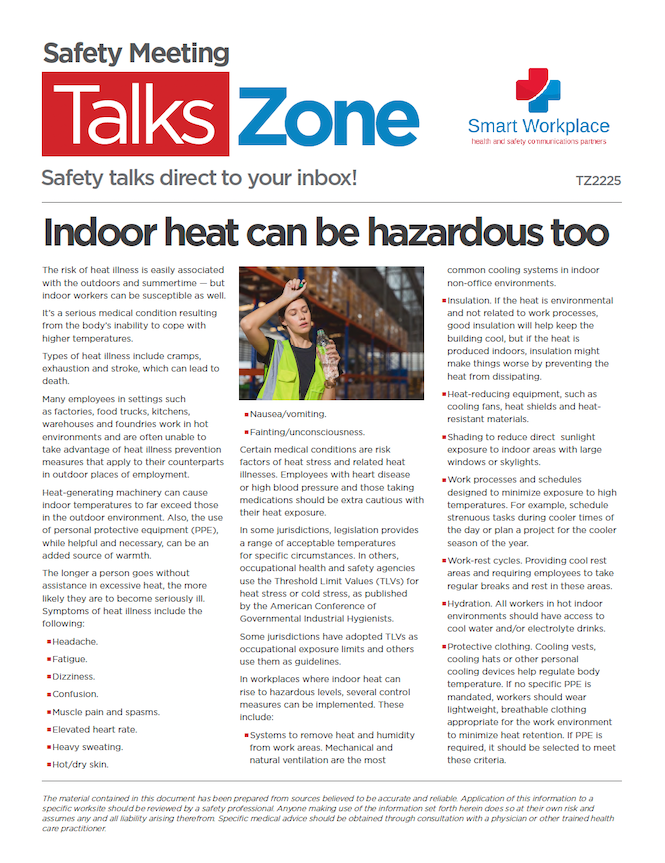Safety Talks – Smart Workplace